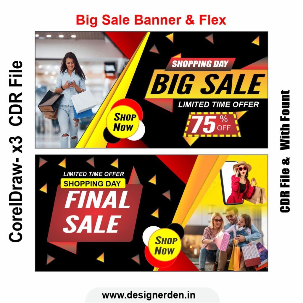 Mobile Flex And Banner CDR File - Designerden.in