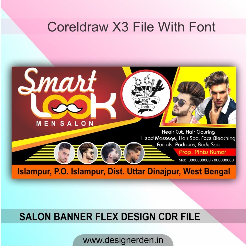 TRAVELS BUS SERVICE BANNER FLEX DESIGN CDR FILE - Designerden.in