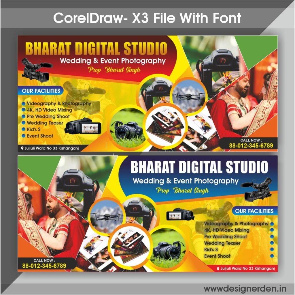 Menu Card Design Cdr File - Designerden.in