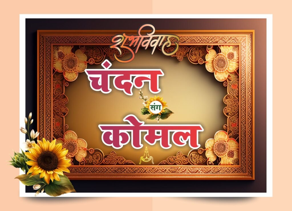 Barati Hindi Car Poster Design CDR File -Wedding Poster For Car ...