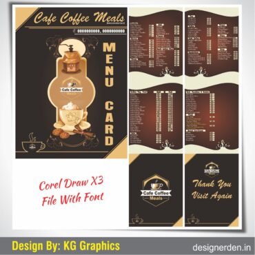 Menu Card Design Archives - Designerden.in