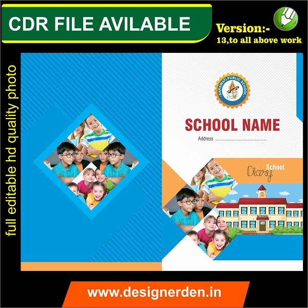 Book Cover Design CDR File