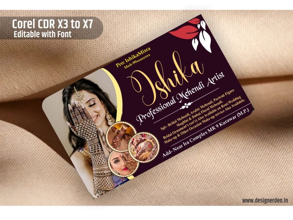Courier Visiting Card Design