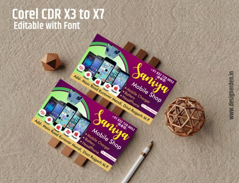 Beauty Parlor Visiting Card Design - Download CDR File