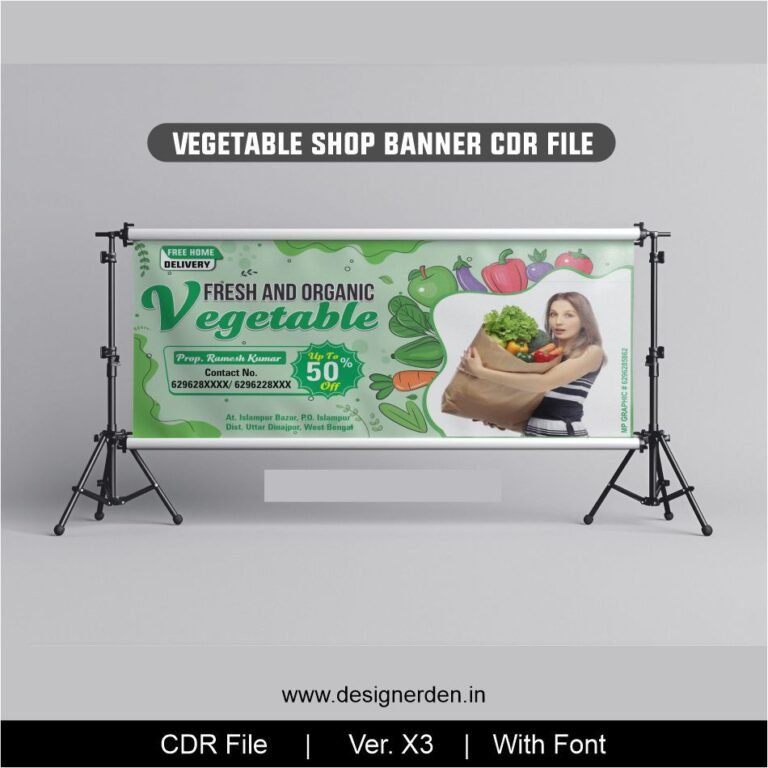 Restaurant Banner Design CDR File