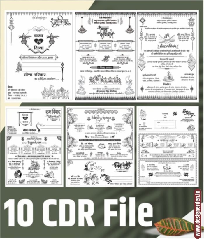 High-Quality Editable CDR Graphic Templates - Designerden.in